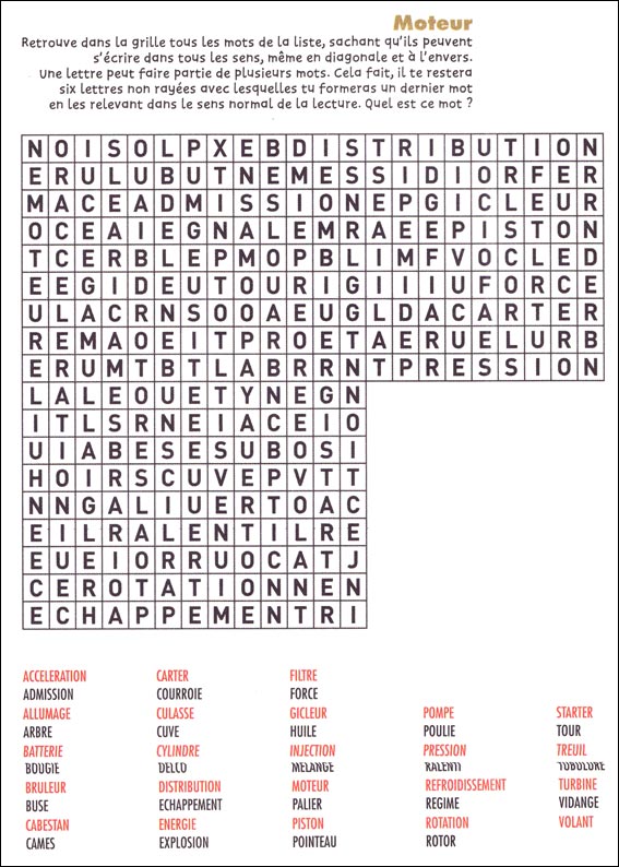 jeu du mot mystère Récré kids