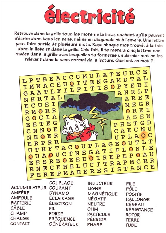 jeu du mot mystère Récré kids