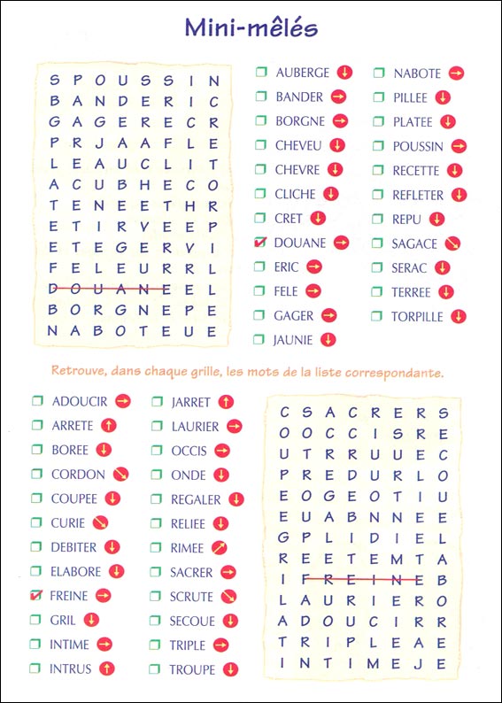 jeu du mot mystère Récré kids