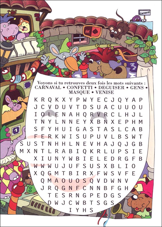 jeu du mot mystère Récré kids