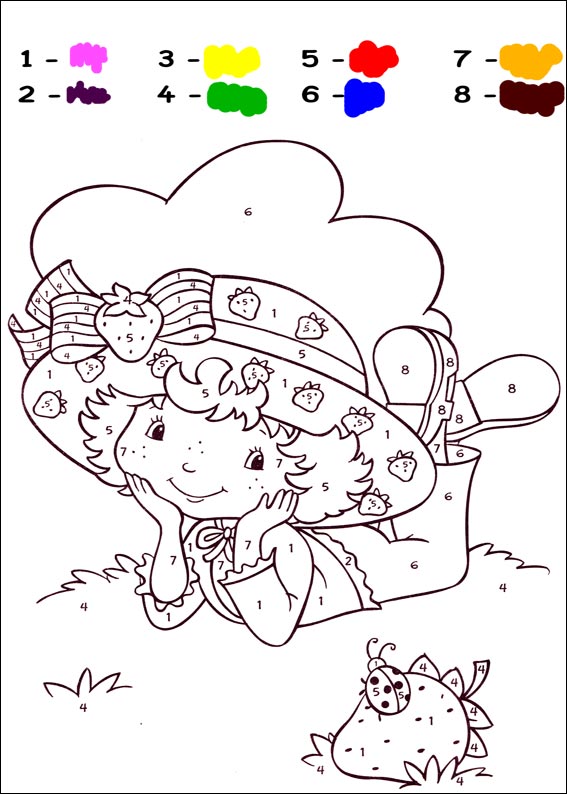 coloriage codé Récré Kids