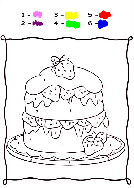 coloriage codé Récré Kids