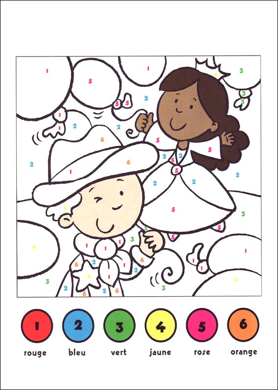 coloriage codé Récré Kids