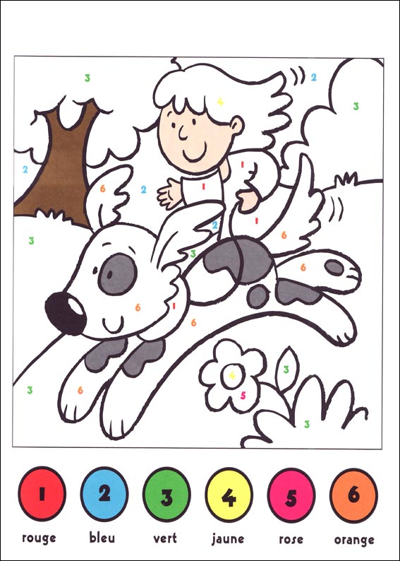 coloriage codé Récré Kids
