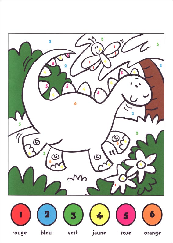 coloriage codé Récré Kids