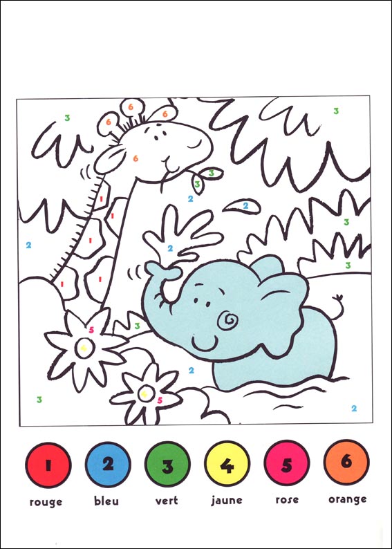 coloriage codé Récré Kids