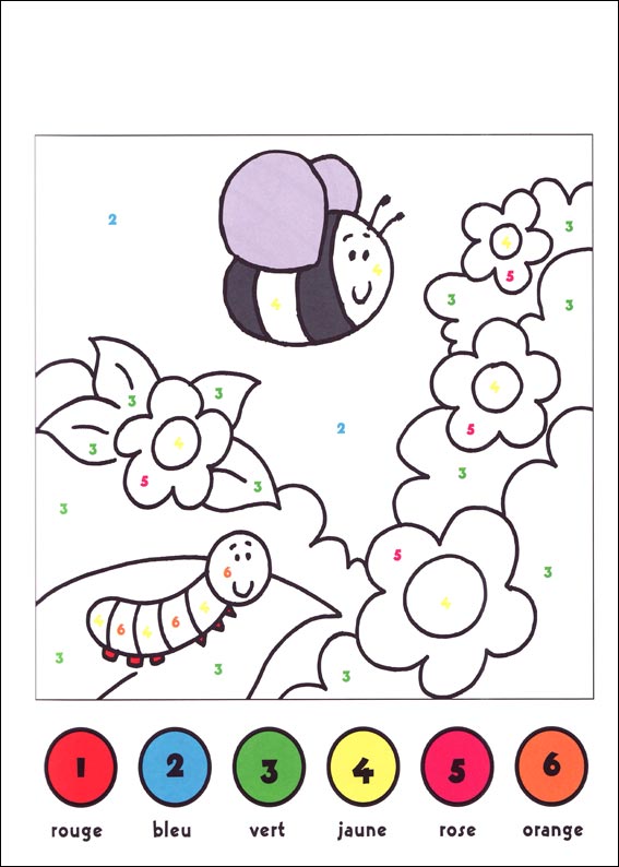 coloriage codé Récré Kids