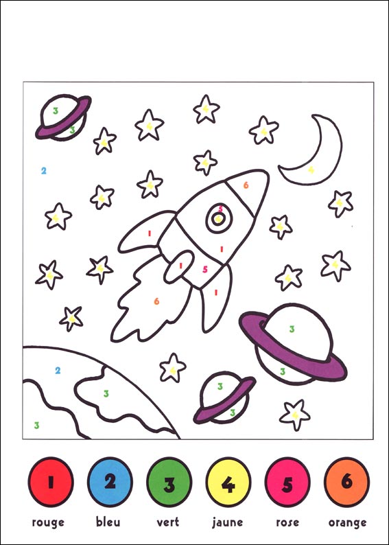 coloriage codé Récré Kids