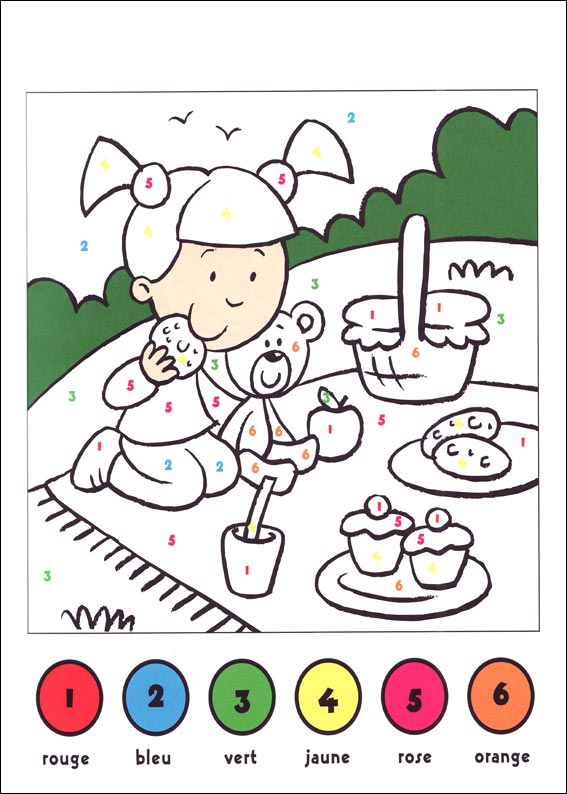 coloriage codé Récré Kids