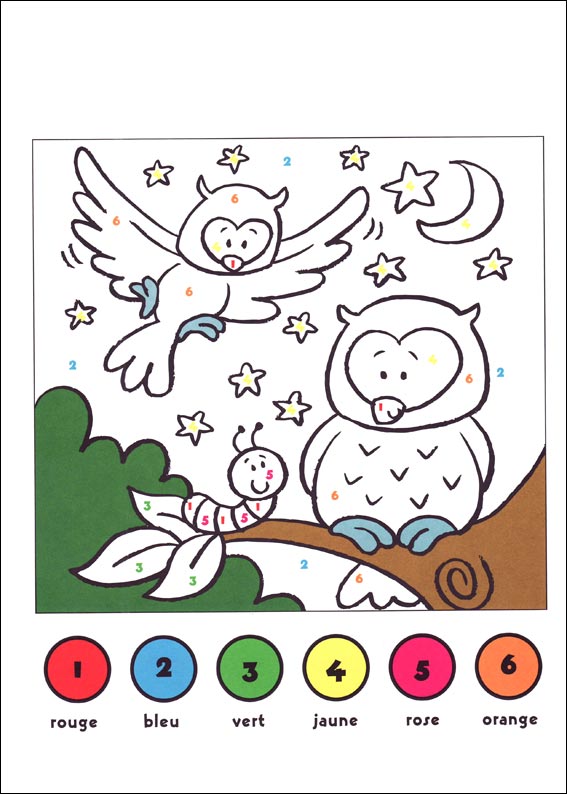 coloriage codé Récré Kids