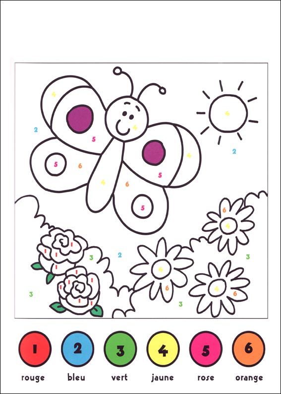 coloriage codé Récré Kids