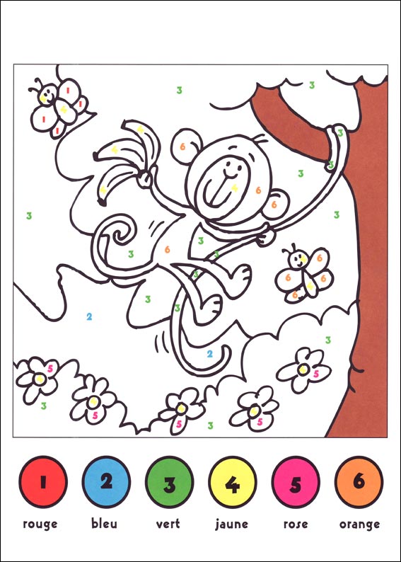 coloriage codé Récré Kids