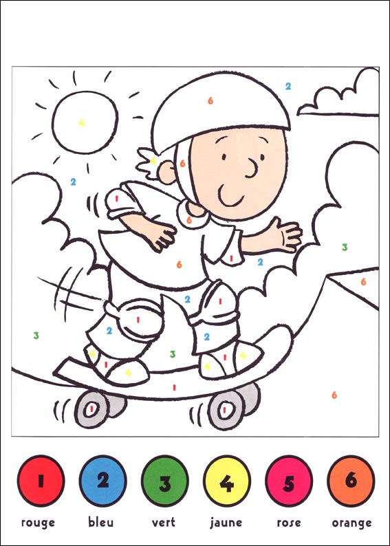 coloriage codé Récré Kids