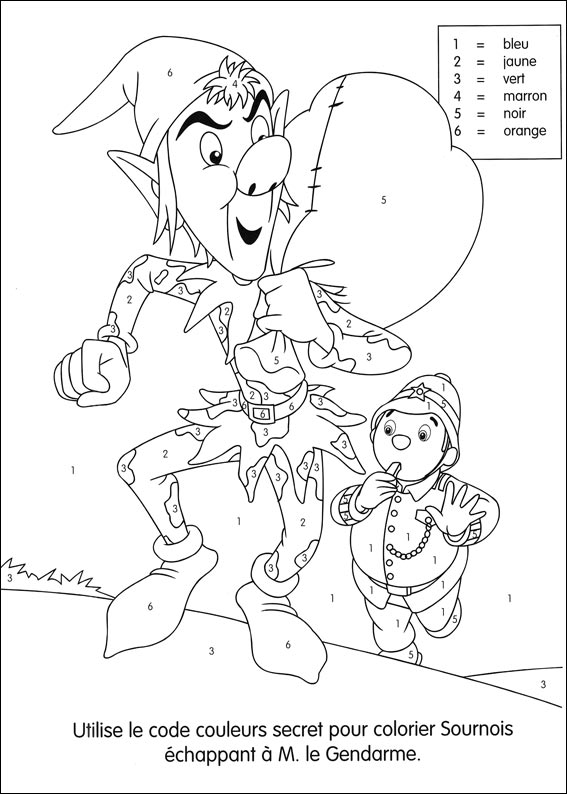 coloriage codé Récré Kids