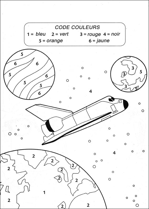 coloriage codé Récré Kids