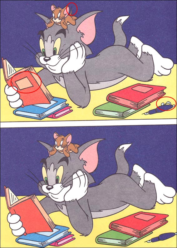 Solution au jeu des différences Récré kids