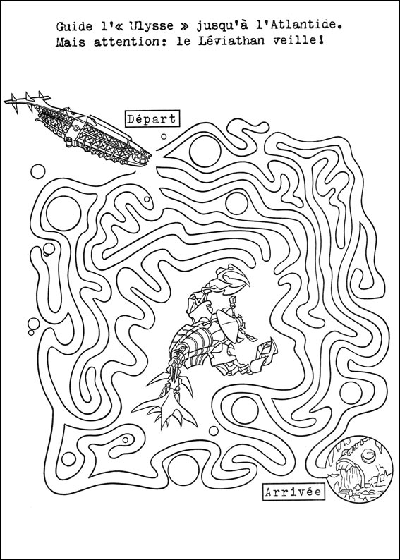 Jeu du labyrinthe Récré kids