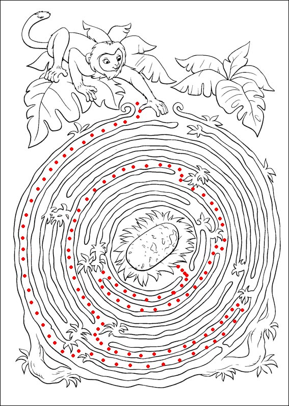 solution du jeu du labyrinthe Récré Kids