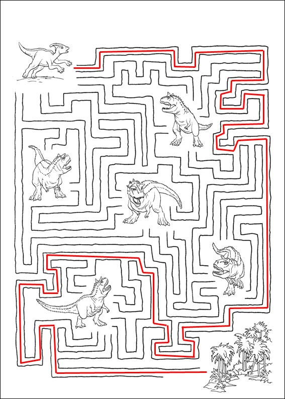 solution du jeu du labyrinthe Récré Kids