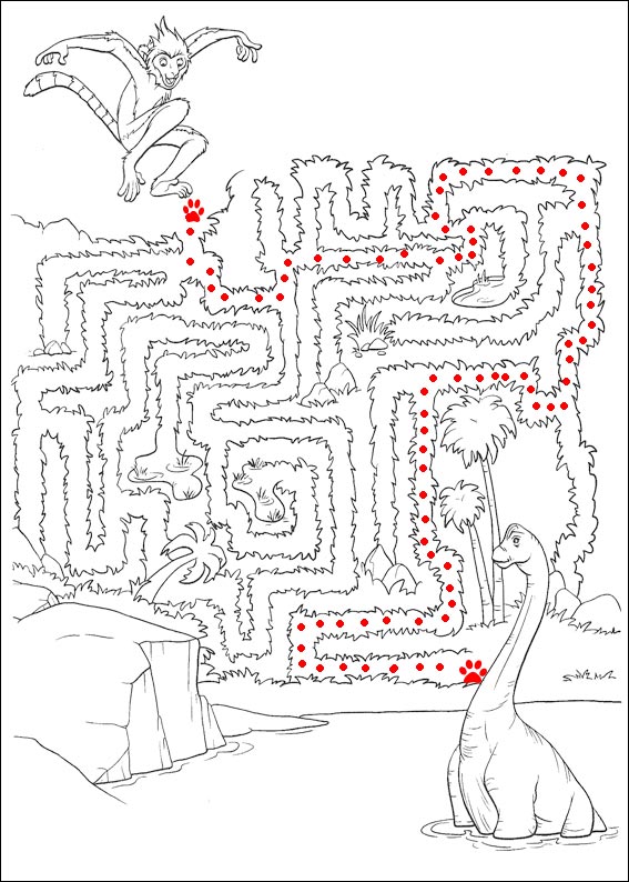 solution du jeu du labyrinthe Récré Kids