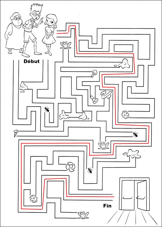 solution du jeu du labyrinthe Récré Kids