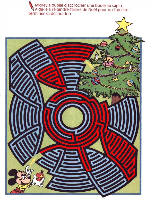 solution du jeu du labyrinthe Récré Kids