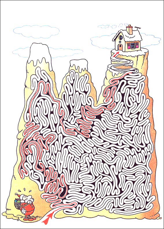 solution du jeu du labyrinthe Récré Kids