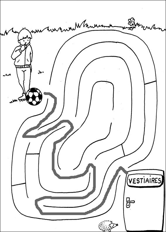 solution du jeu du labyrinthe Récré Kids