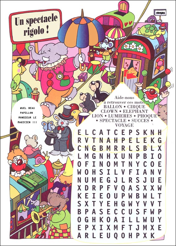 jeu du mot mystère Récré kids