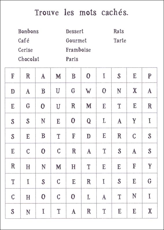 jeu du mot mystère Récré kids