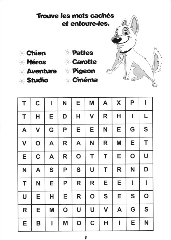 jeu du mot mystère Récré kids