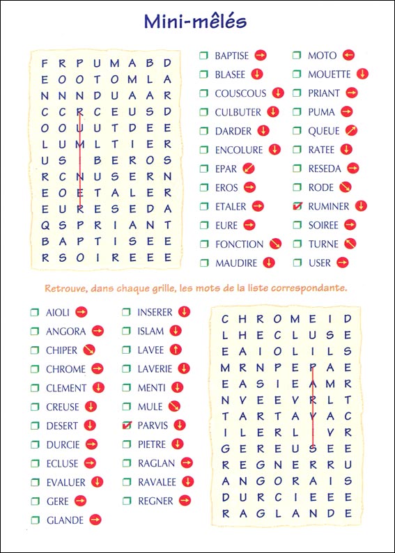 jeu du mot mystère Récré kids