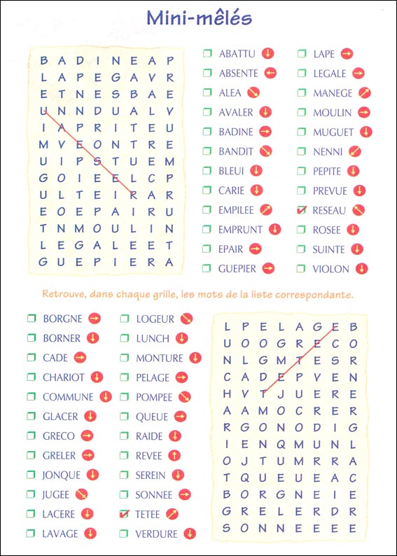 jeu du mot mystère Récré kids