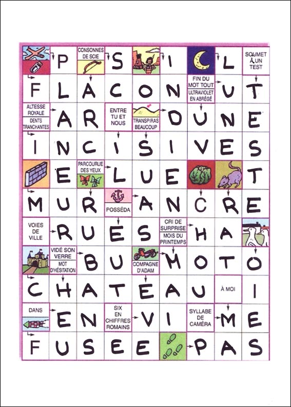 Recrekids - Mots fléchés