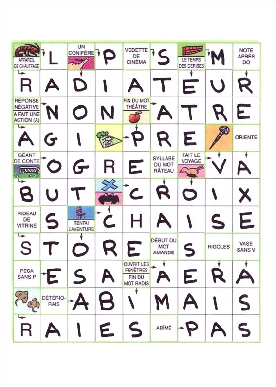 Recrekids - Mots fléchés